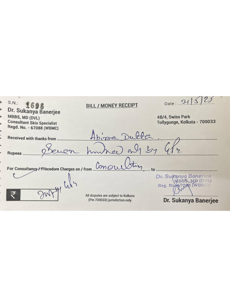 Abira Bill 1 | PDF