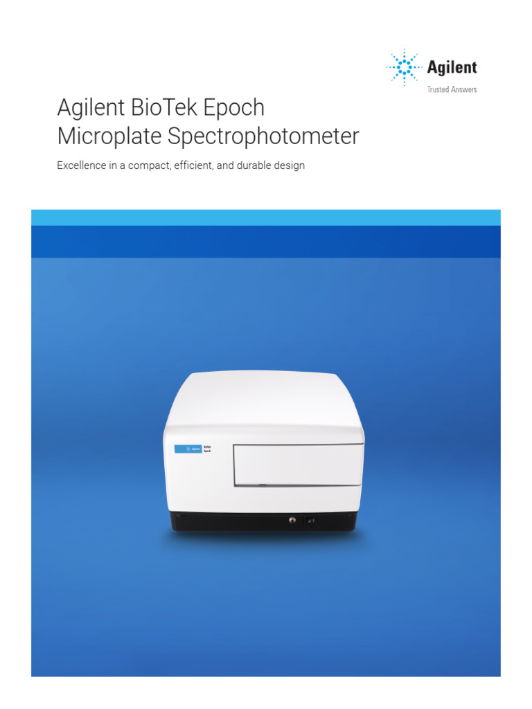 EPOCH-microplate-spectrophotometer | PDF | Spectrophotometry ...