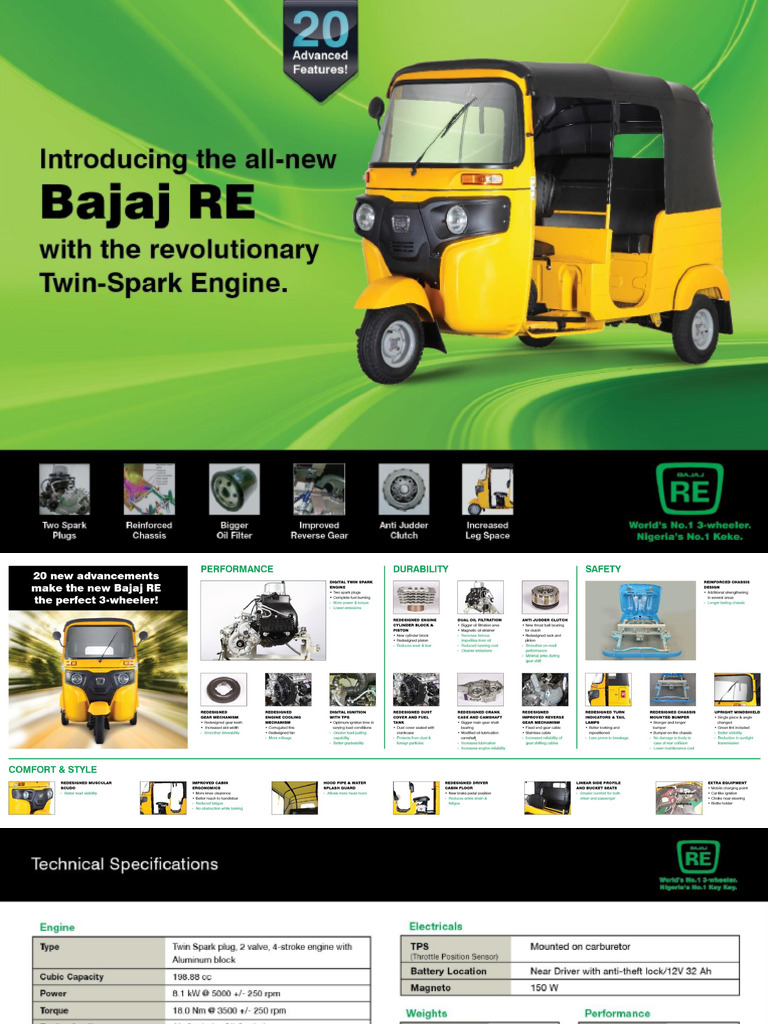 2021 Bajaj Re Maxima in | PDF