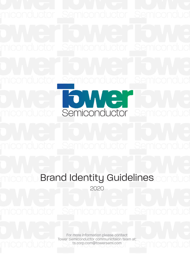 Tower Semiconductor Brand Identity Guidlines External 1 | PDF ...