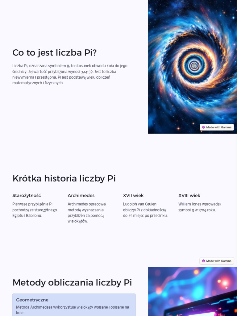 Co To Jest Liczba Pi | PDF