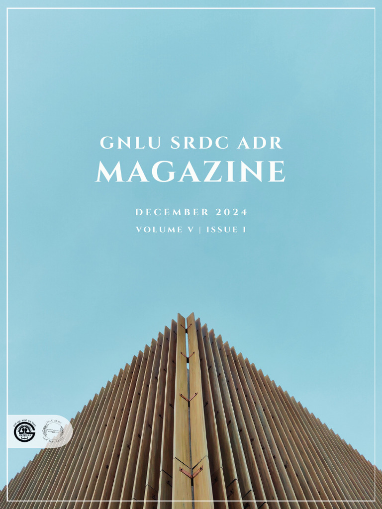 GNLU ADR Magazine Volume V Issue I | PDF | Arbitration | Alternative ...