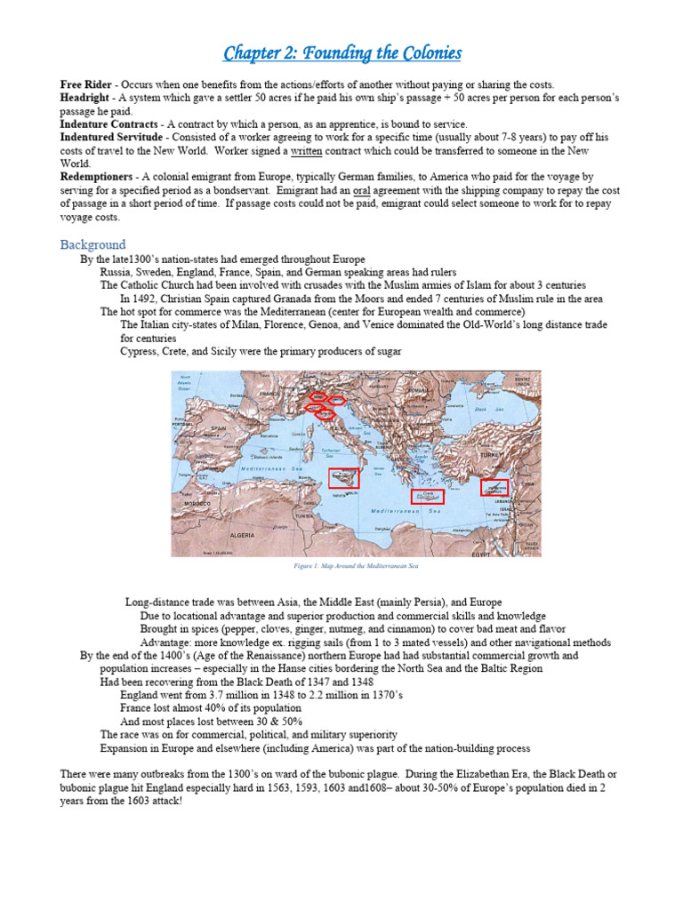 CH 2 - Founding The Colonies | PDF | Conquistador | Portugal