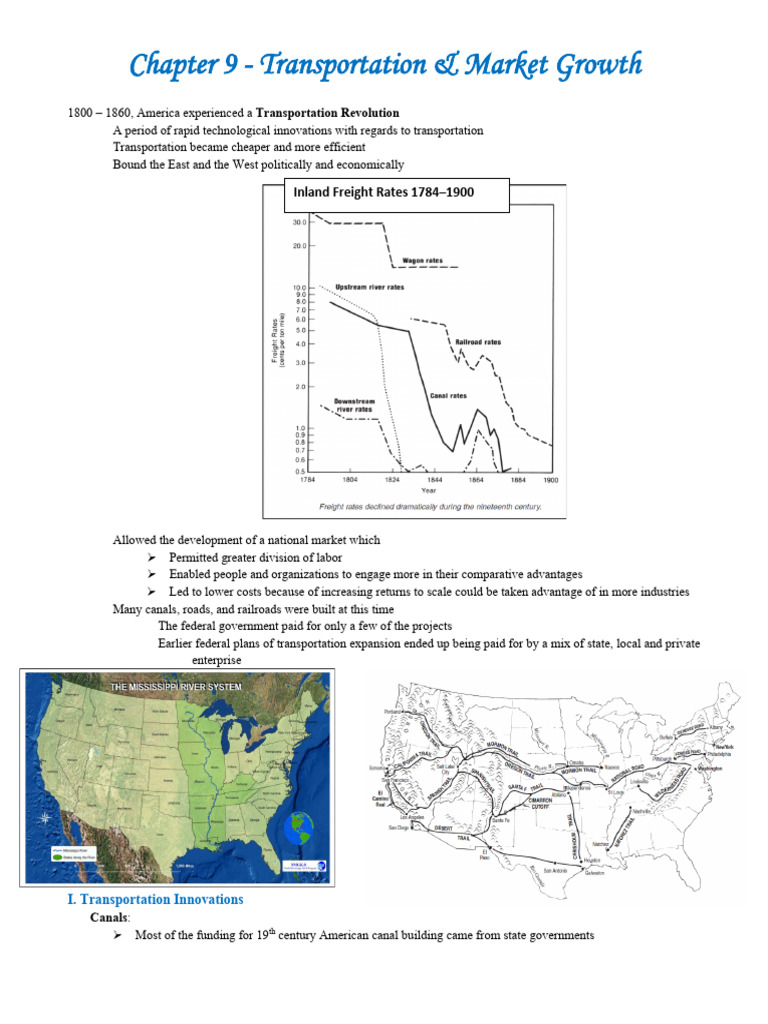 Steamboats and Economic Growth on the Mississippi | PDF | Rail ...