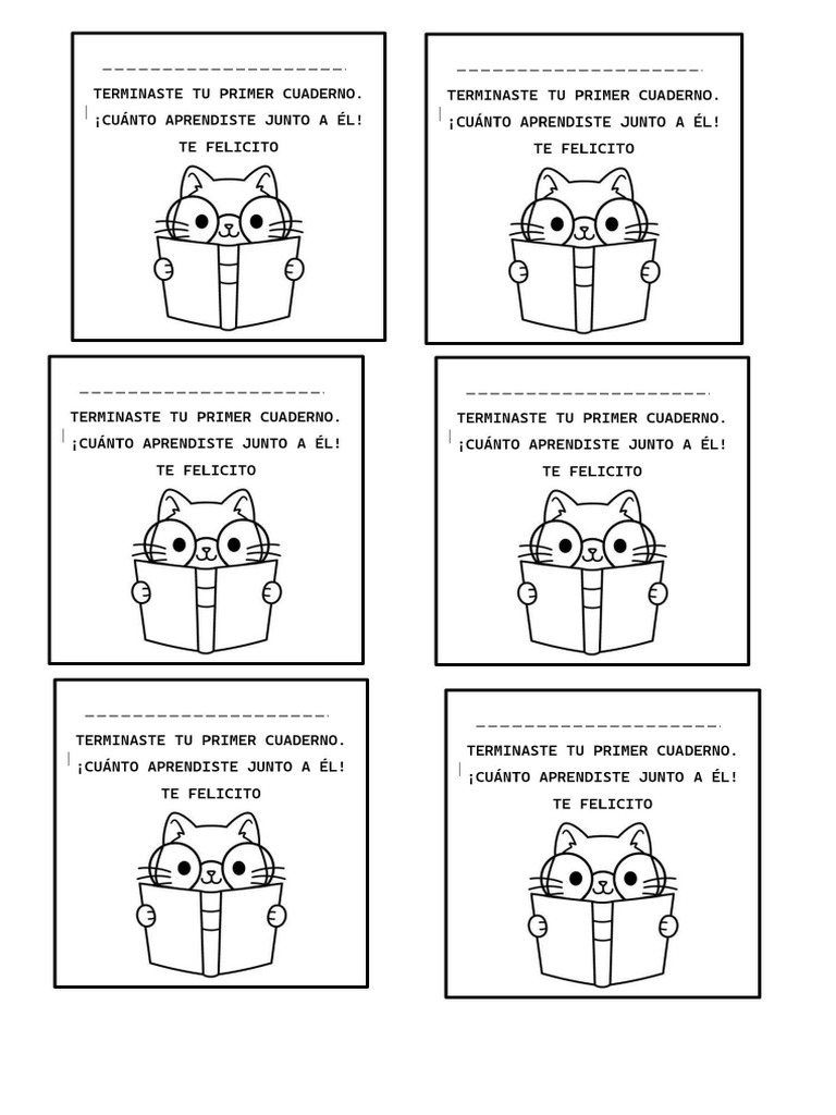 Terminaste Tu Cuaderno | PDF
