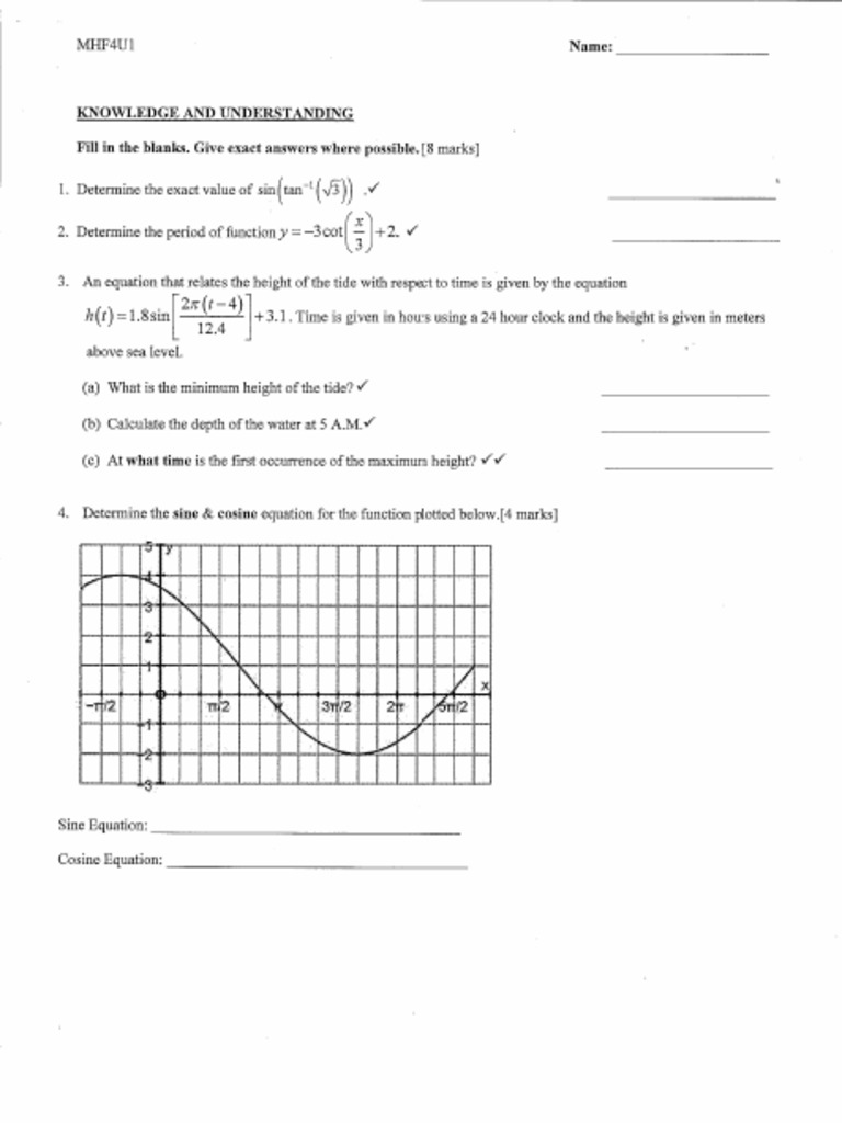 3.11 Trig Review | PDF