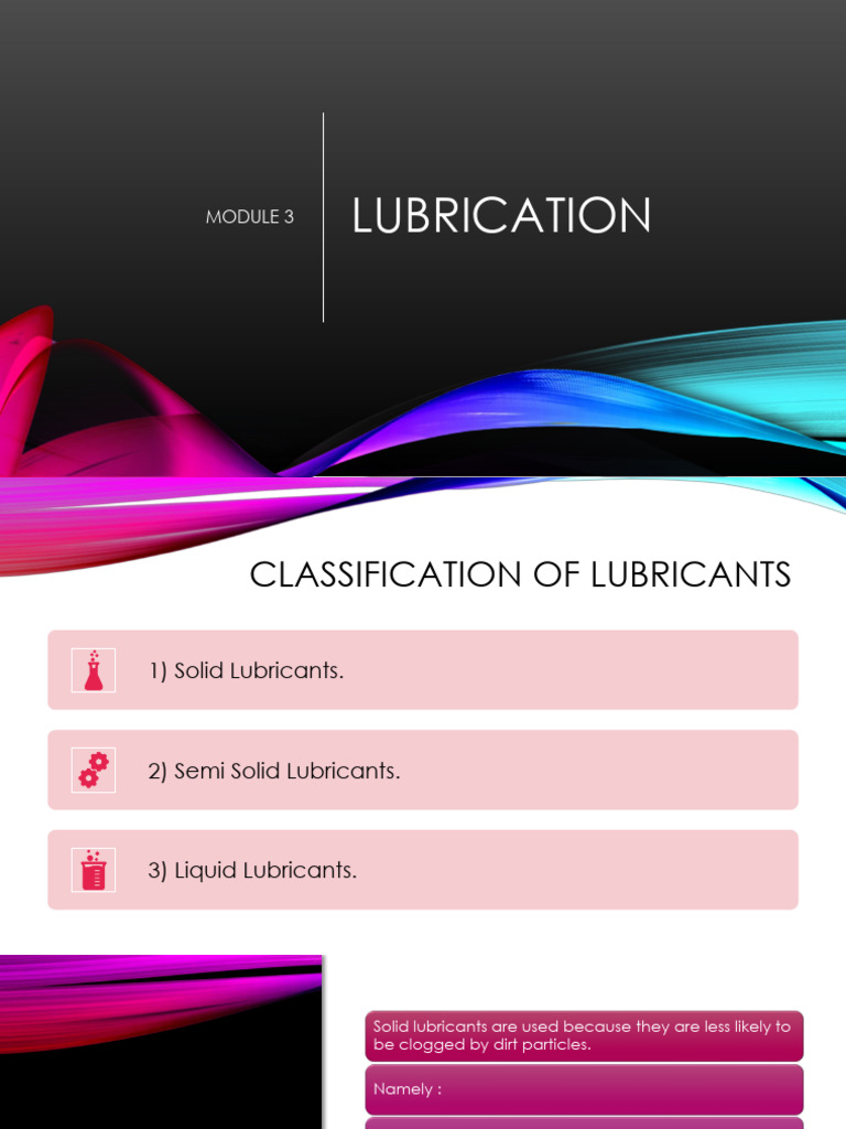 Lubrication Topic 3 Mechtechnics | PDF | Lubricant | Bearing (Mechanical)