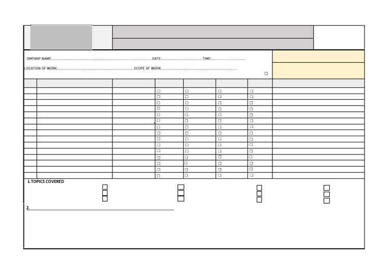 IMS Form 3 - EHS Induction Record. | PDF | Occupational Safety And ...