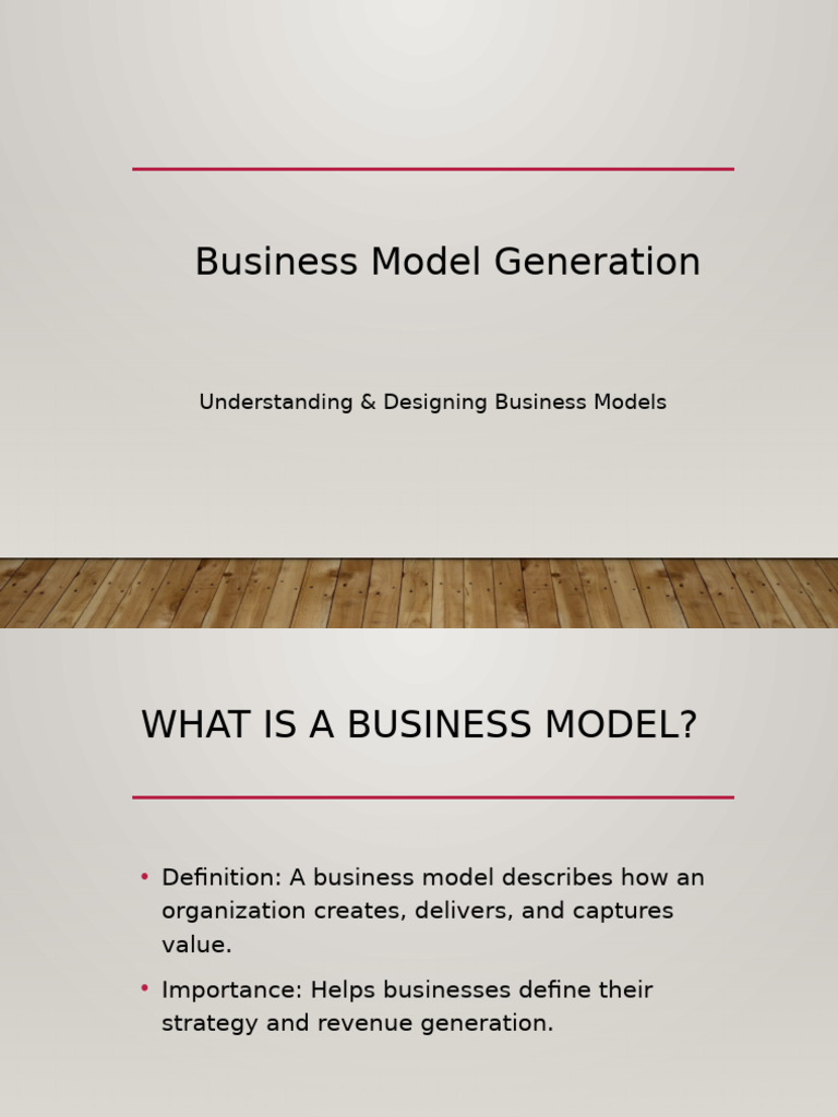 Lecture 6,7,8 Business - Model - Generation | PDF | Business Model ...