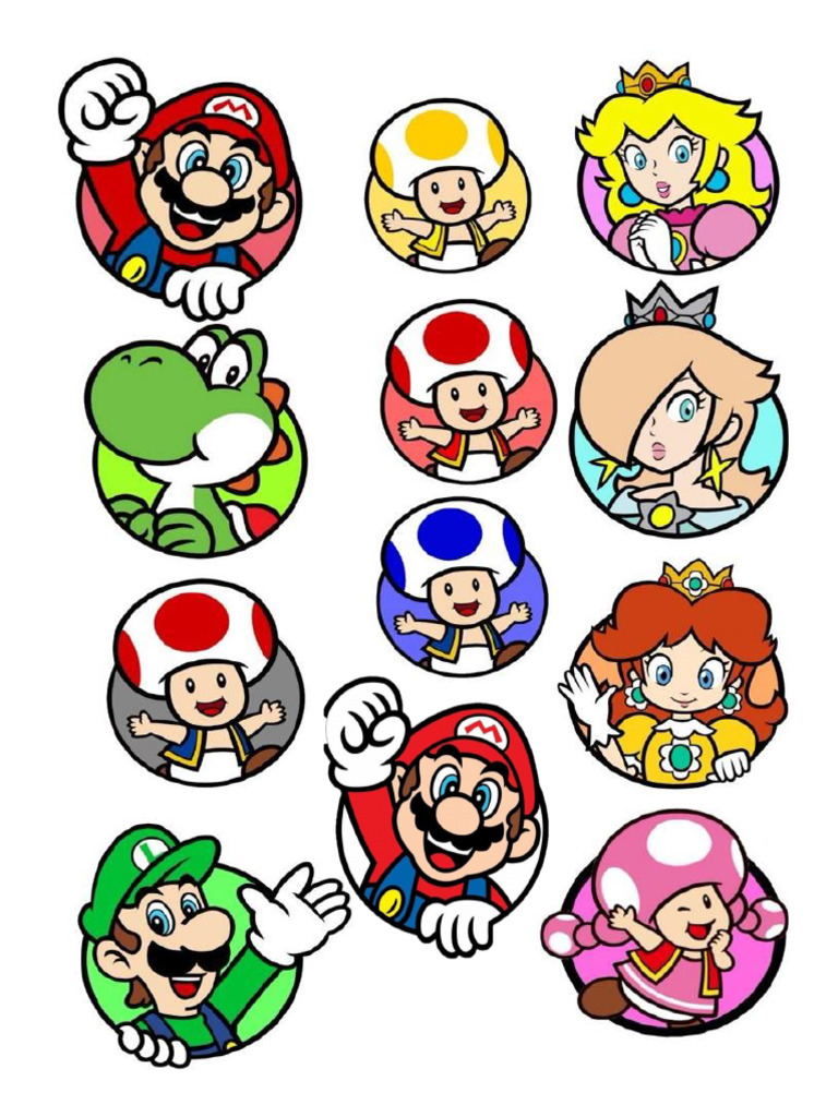 Stickers Mario Bros | PDF
