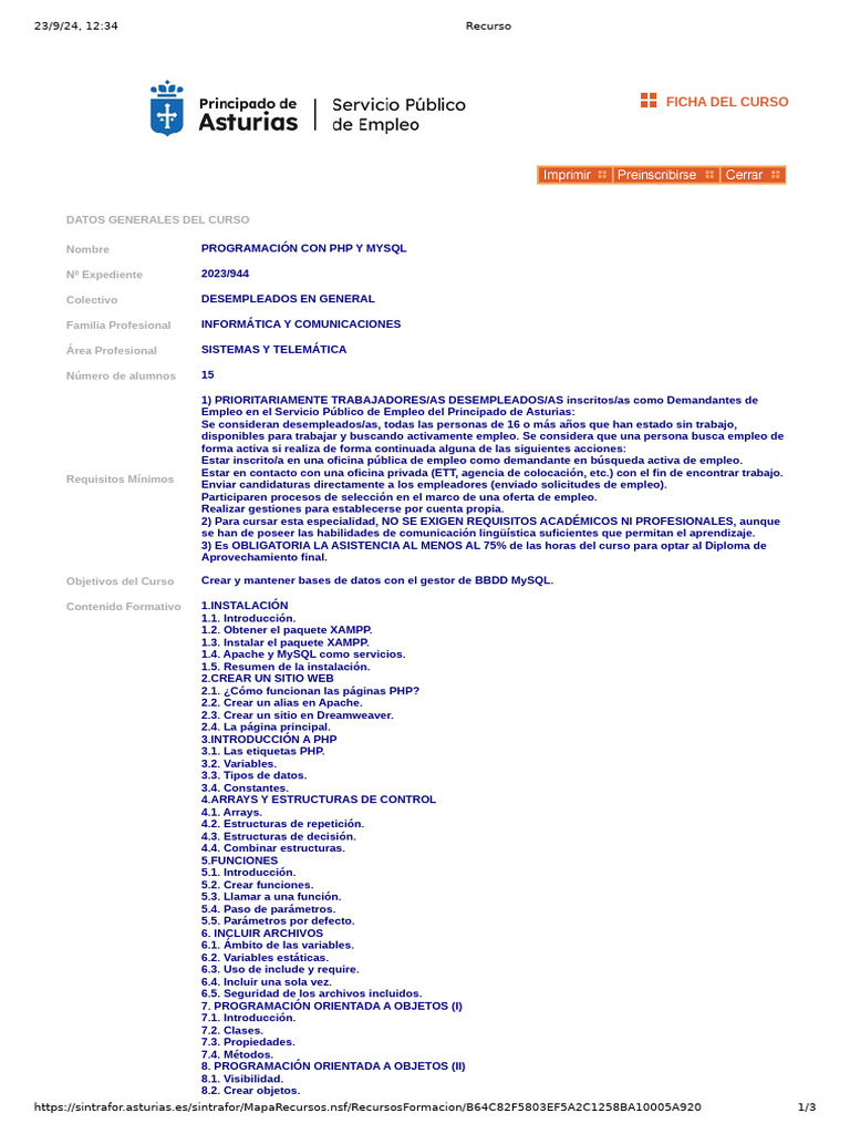 PHP y SQL | PDF | Mi sql | Php