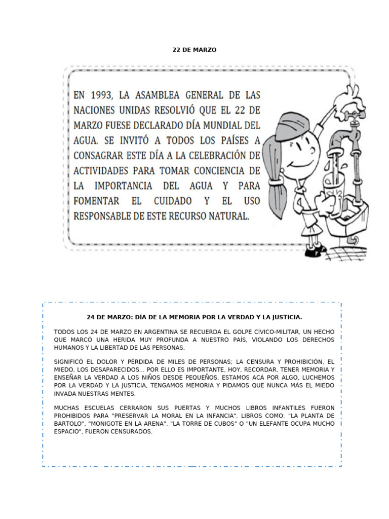 Efemerides Marzo | PDF