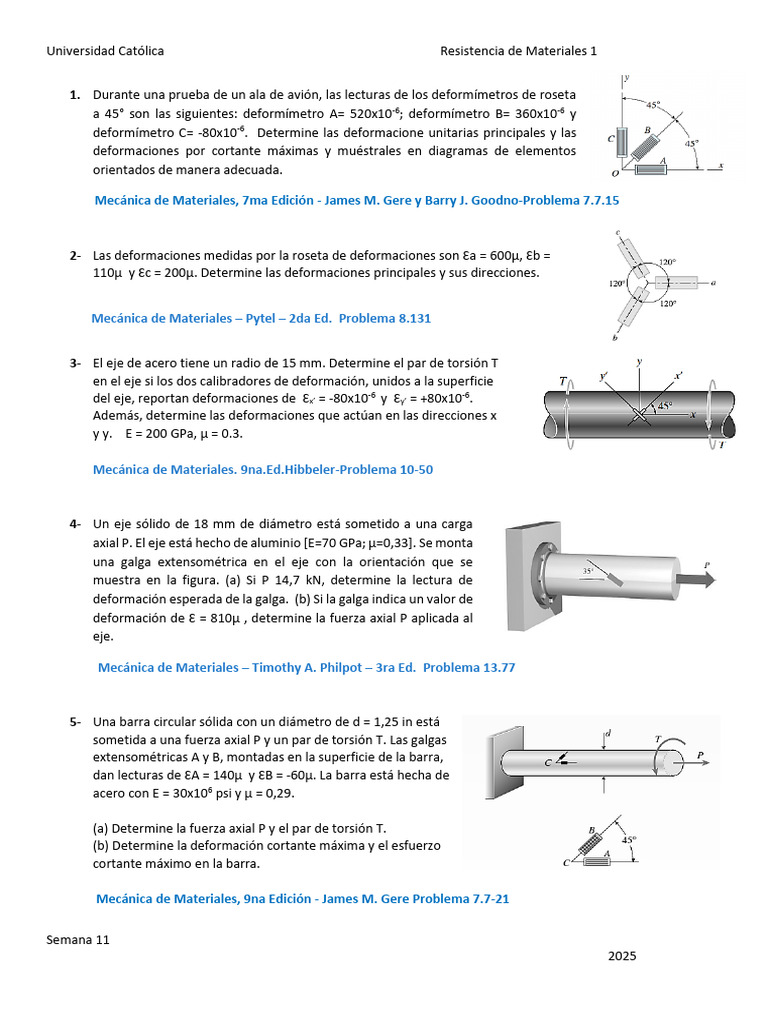 RM1 Uca S11 | PDF | Viga (Estructura) | Resistencia de materiales
