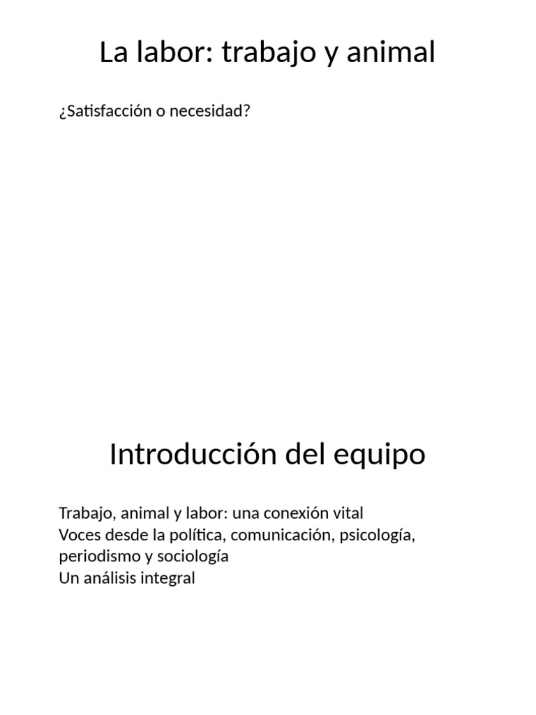 Trabajo_y_Animal_Labor (1) | PDF