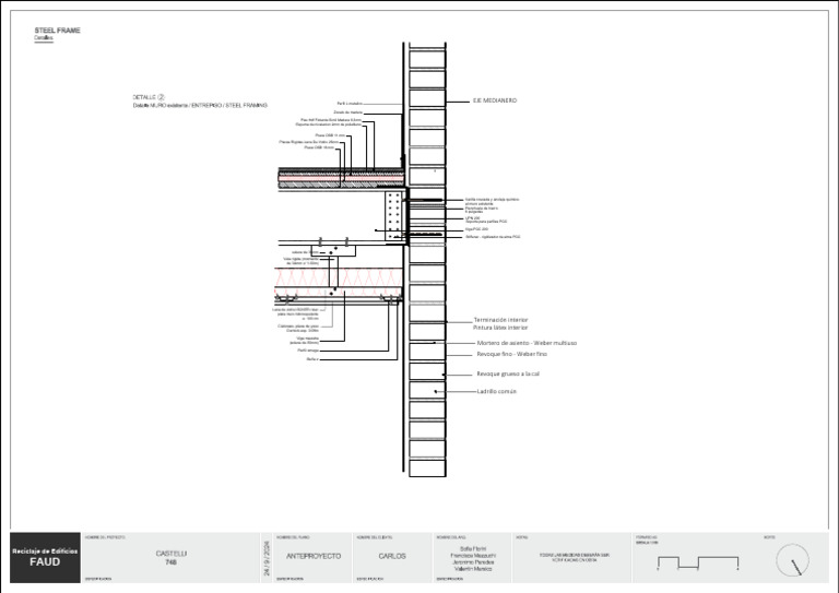 RDE - Detalle Constructivo 2 | PDF | Revestimientos de paredes ...