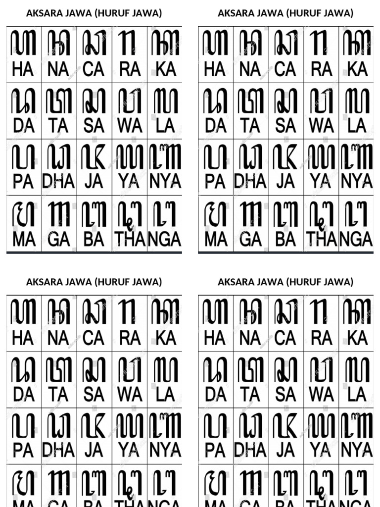 Aksara Jawa | PDF