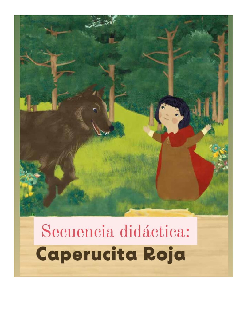 Secuencia Didactica Caperucita Roja | PDF | Escritura | Caperucita Roja