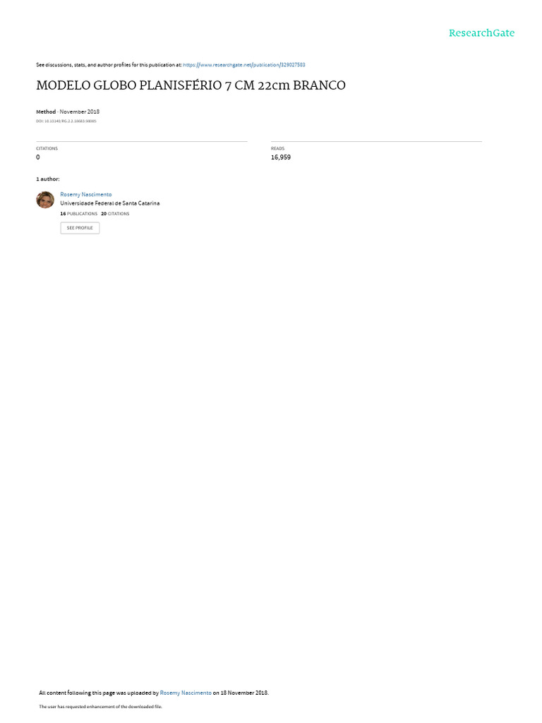 MODELOGLOBOPLANISFRIO7 CM22 CM BRANCO | PDF