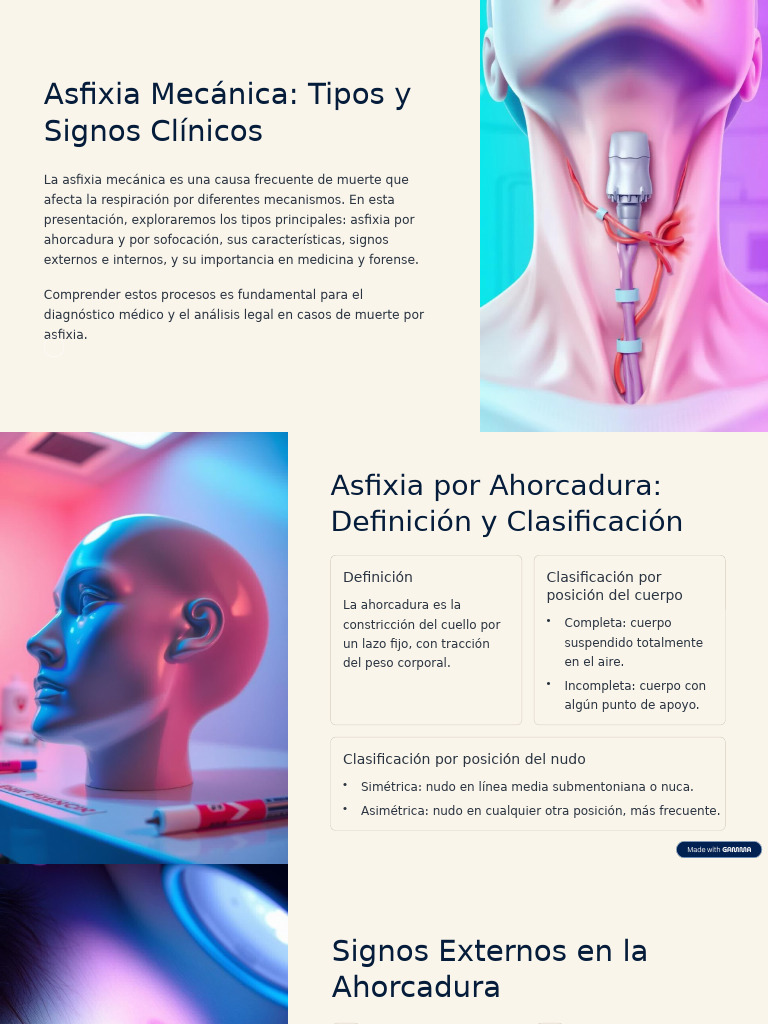 Asfixia Mecánica: Tipos y Signos Clínicos | PDF | Sistema respiratorio ...