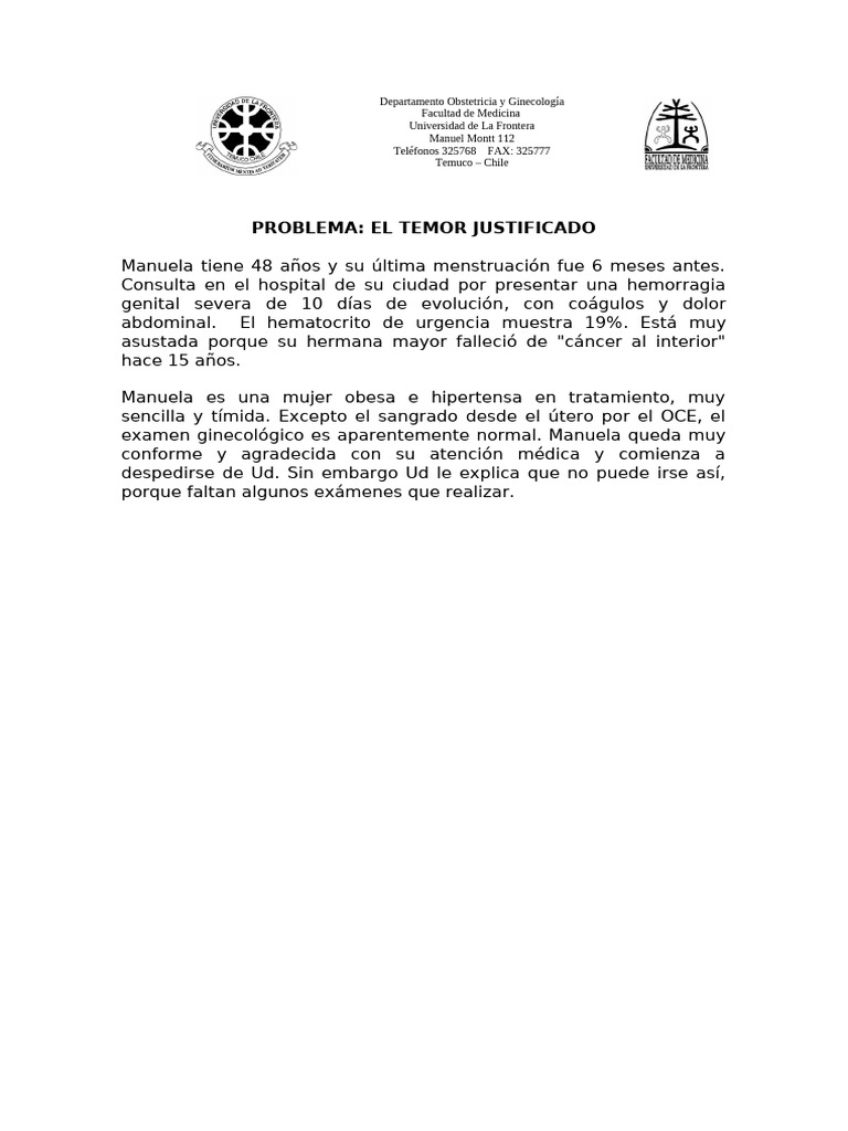 Caso 3 - Cancer Endometrio ONCO | PDF | Cáncer | Ciencias de la Salud
