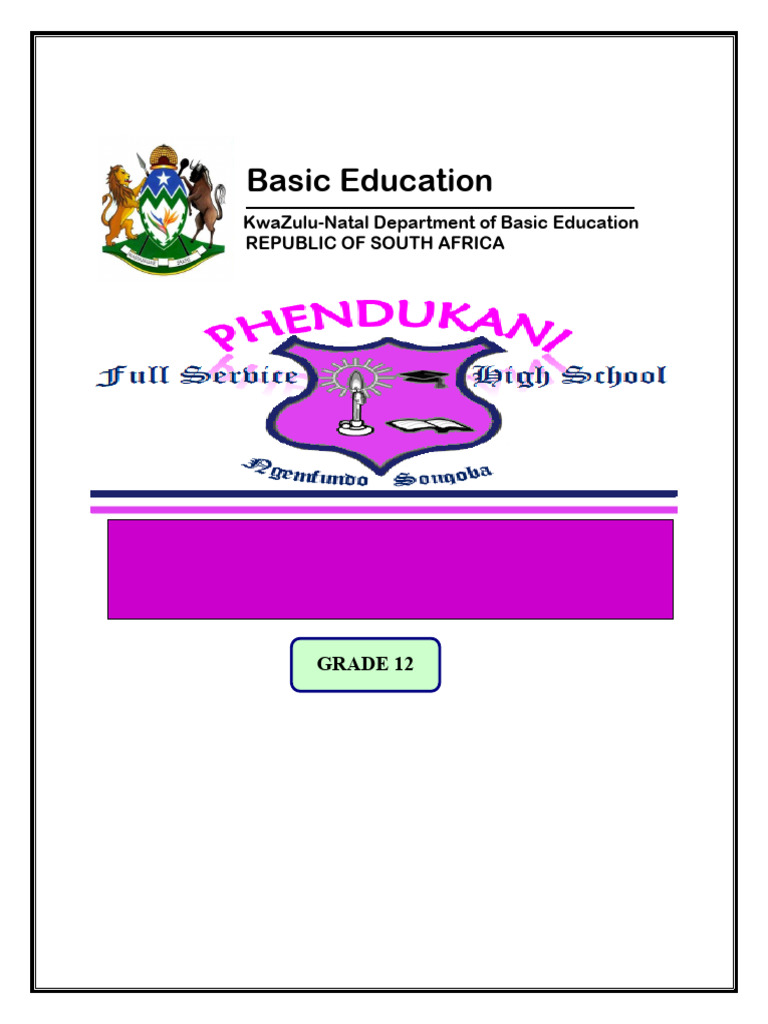 Grade 12 Mathematics Assignment 2025 | PDF | Circle | Area