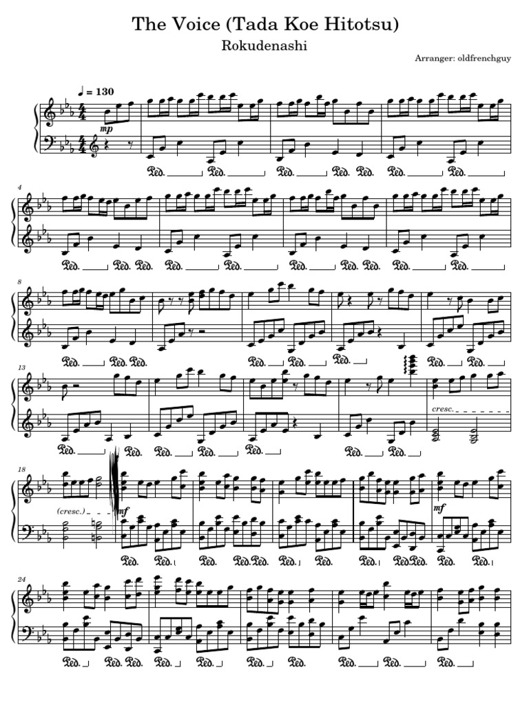 The Voice Tada Koe Hitotsu Rokudenashi | PDF
