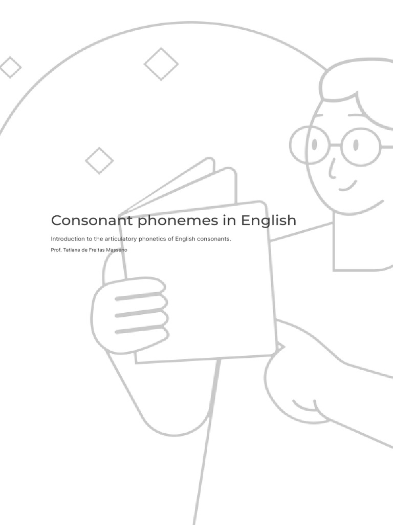 Fonemas Consonantais L-Inglesa 3 | PDF | Consonant | Phonetics