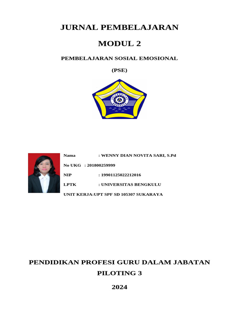 Jurnal Modul 2 Pembelajaran Sosial Emosional | PDF