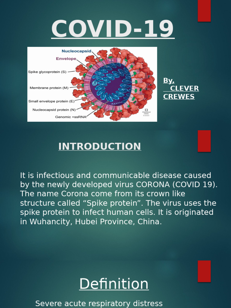 Covid 19 Presentation 0001 Pdf Virus Infection
