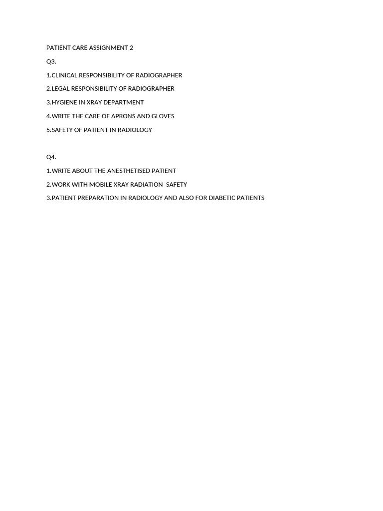 Document (1) Patient Care | PDF