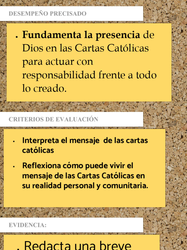Presencia de Dios en Cartas Católicas | PDF