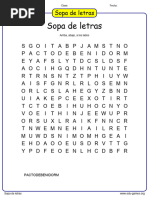 Sopa de Letras de Regreso A Clases - 2 | PDF | Artes del Lenguaje y ...