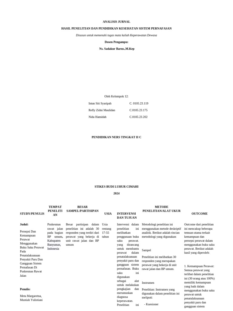 Analisis Jurnal Tabel Match User | PDF