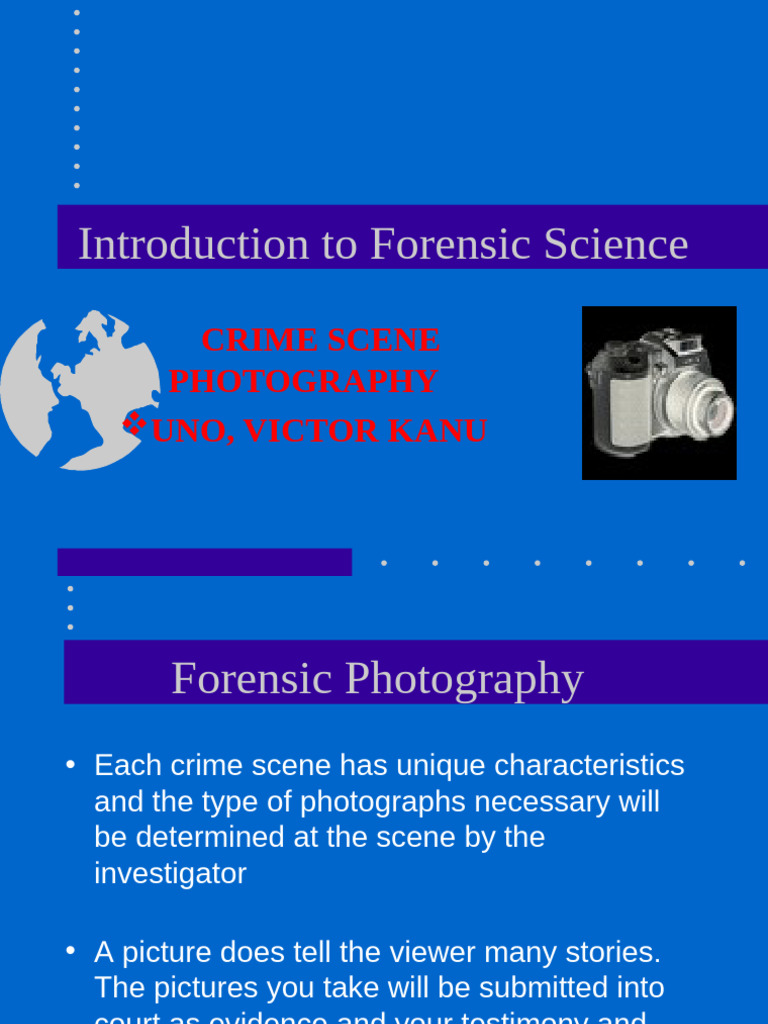 Crime Scene Photography and Documentation - 124124 | PDF | Crime Scene ...