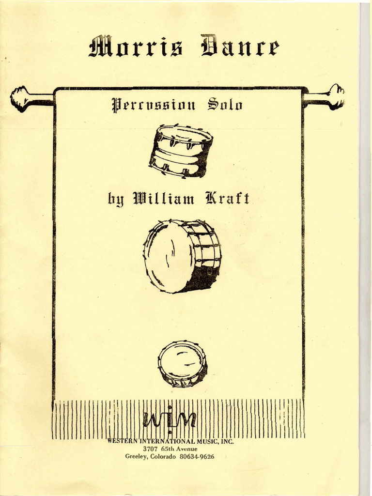 Morris Dance Percussion | PDF | Musical Instruments | Percussion ...