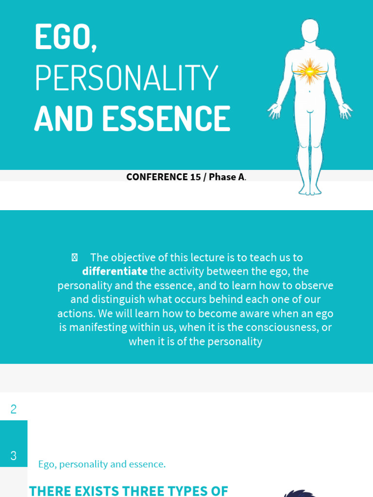 Ego, Personality and Essence | PDF | Consciousness | Essence
