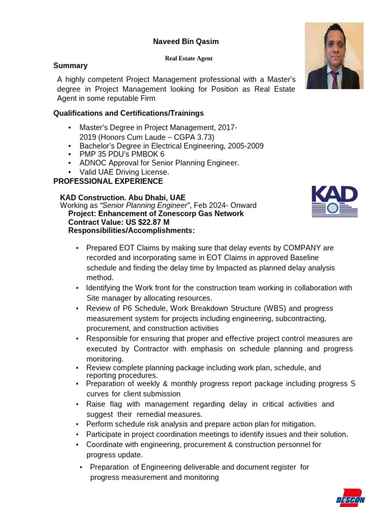 Naveed Bin Qasim Planning Updated12 | PDF | Project Management