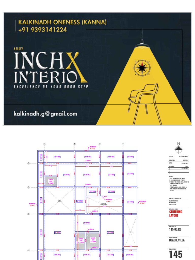 GF Roof Slab Detailing - R S Reddy Garu - Villa - Mentada | PDF | Structural Engineering ...