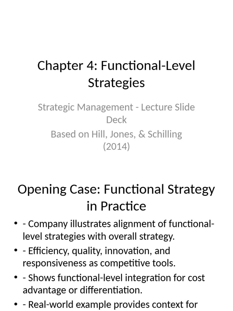 Chapter4 Detailed Lecture Slides | PDF | Innovation | Lean Manufacturing
