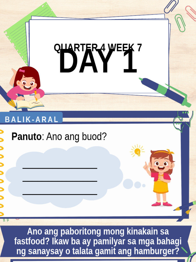q4 Filipino PPT Week 7 | PDF