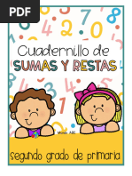 Cuadernillo de Sumas y Restas 1er Grado | PDF