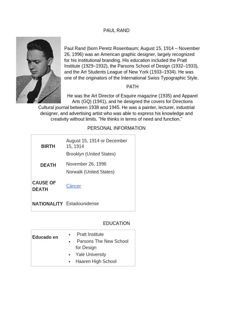 Paul Rand | PDF