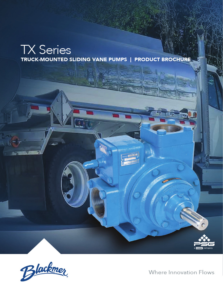 TX Series: Truck-Mounted Sliding Vane Pumps - Product Brochure | PDF ...