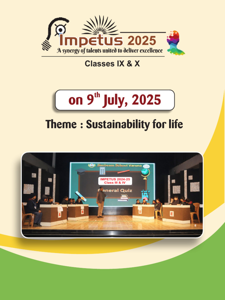 Impetus Brochure (IX & X) 2025-26 | PDF