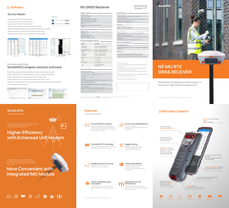 SinoGNSS N3 IMU GNSS Receiver | PDF | Global Positioning System ...