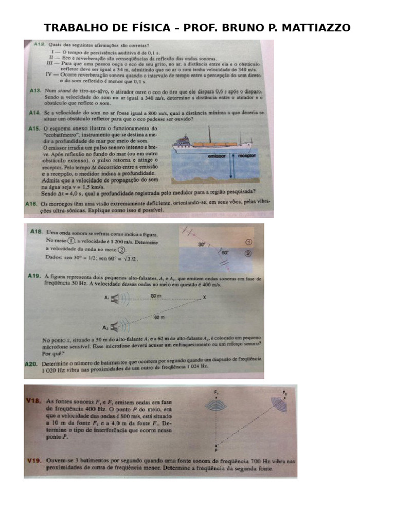Trabalho fen ondul | PDF