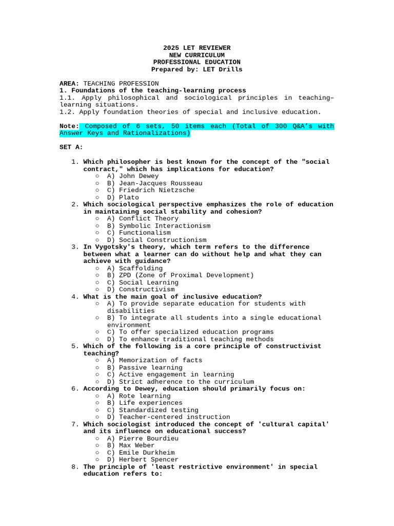 Foundations of The Teaching-Learning Process | PDF | Constructivism (Philosophy Of Education ...