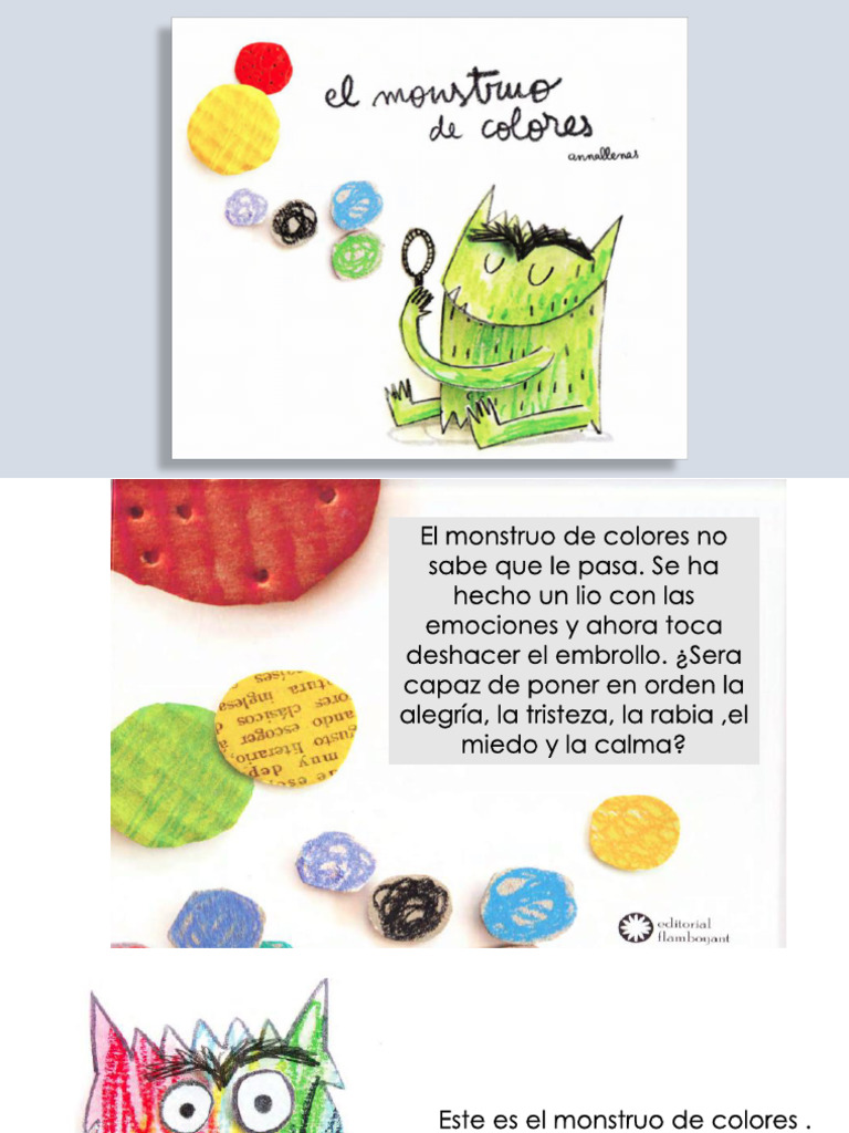 El monstruo de colores y sus emociones | PDF