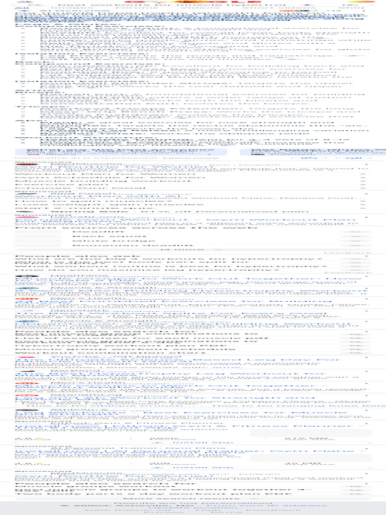 Best Workouts For Muscle Hypertrophy For Legs and Glute, Back and Arms ...