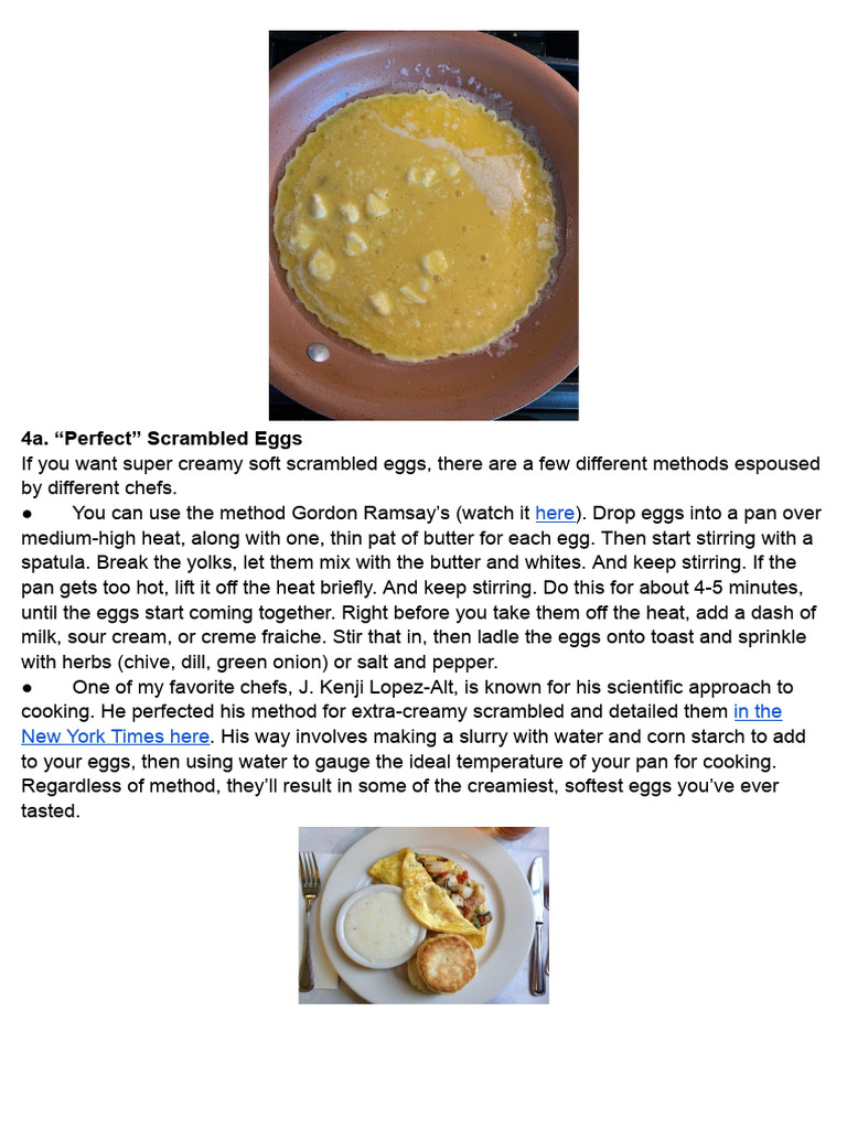 4a. "Perfect" Scrambled Eggs | PDF